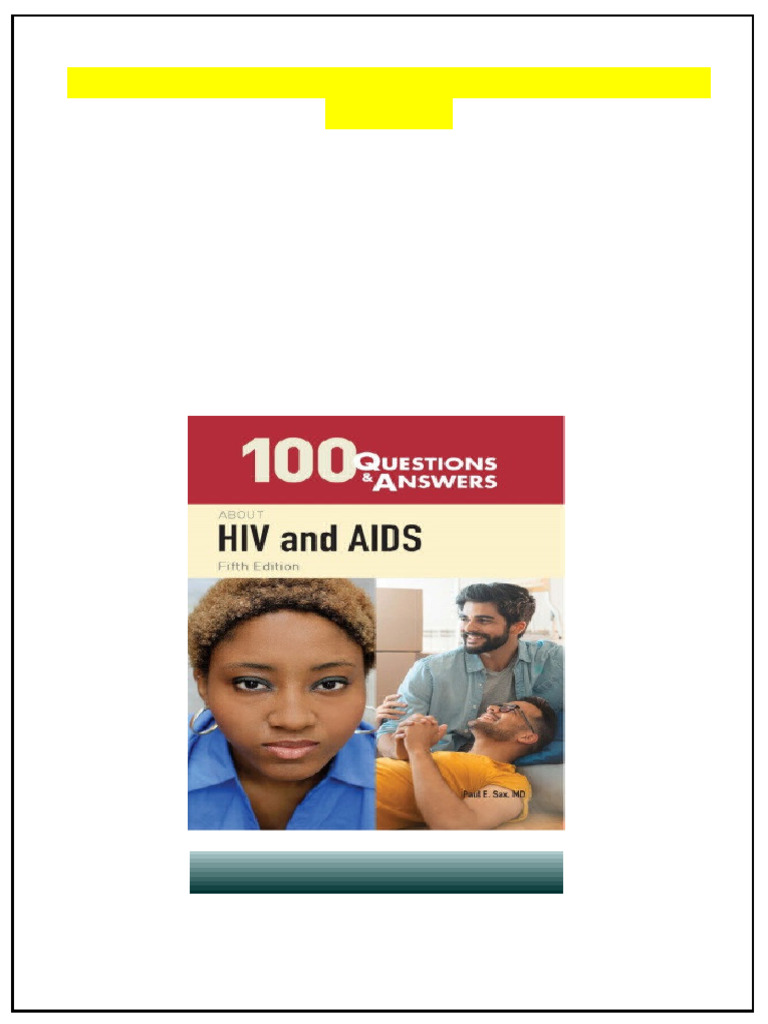 100 Questions Answers About HIV and AIDS Sax download full chapters ...
