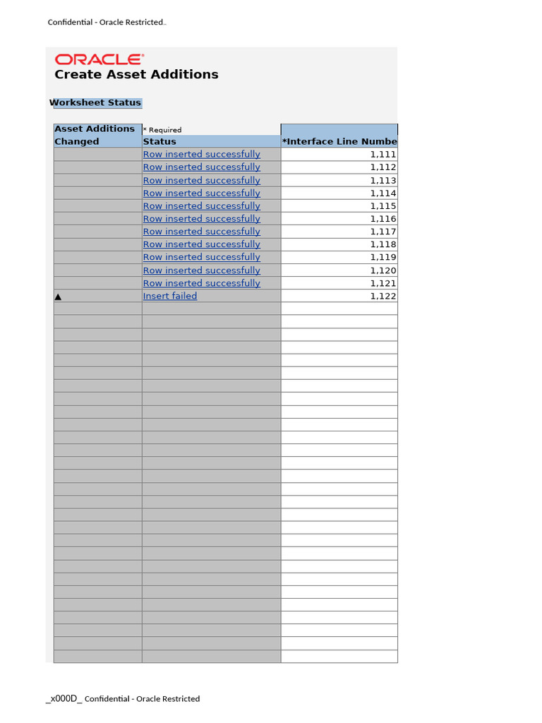 ADFdi Spredsheet MassAdditions | PDF | Depreciation | Money