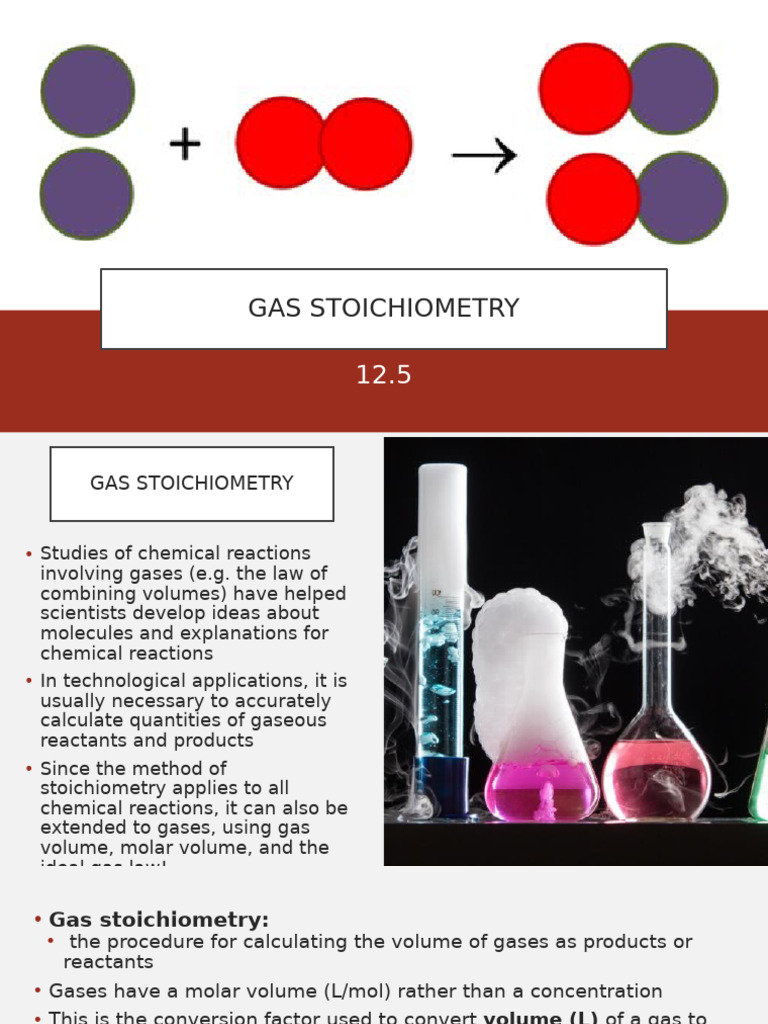 Gas Stoichiometry: Calculating Volumes | PDF | Stoichiometry | Mole (Unit)
