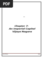 Map Showing The Vijayanagara Empire With Capital City and Current ...