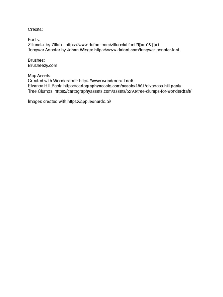 Credits | PDF