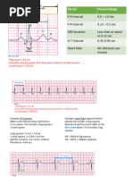 ECG Rate Interpretation: The Standard Paper Speed Is 25mm/sec | PDF ...