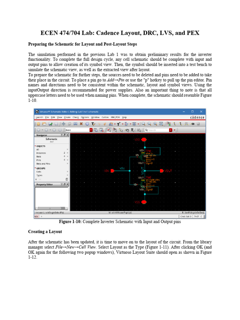 Cadence_instructions | PDF | Mosfet | Semiconductors
