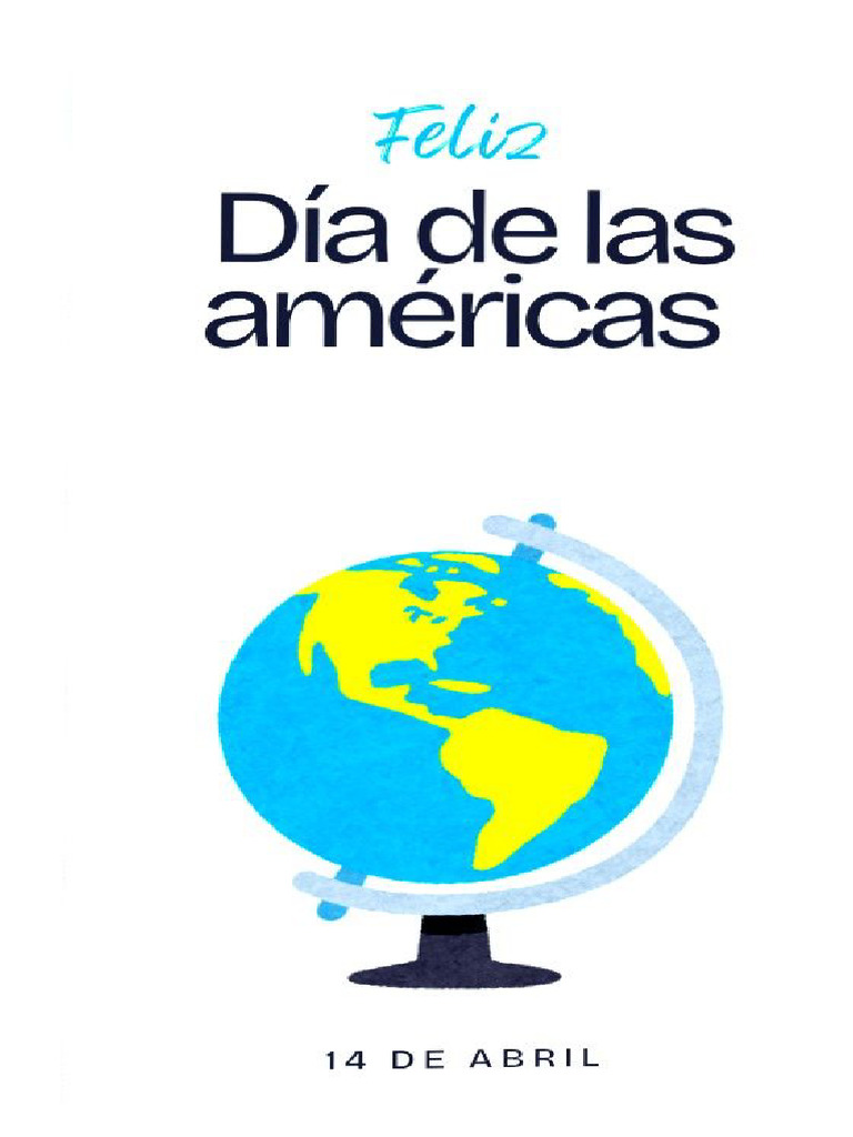Imagen Del Día de Las Américas | PDF