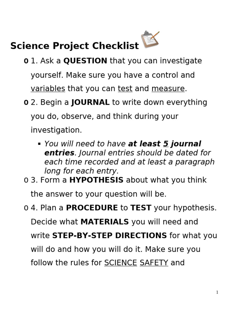 Science Fair Handbook | PDF | Experiment | Insecticide