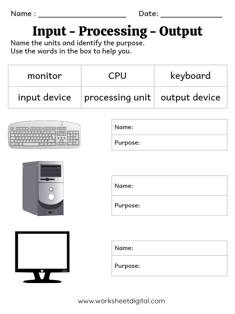 ICT Worksheet W4 Piumwi | PDF