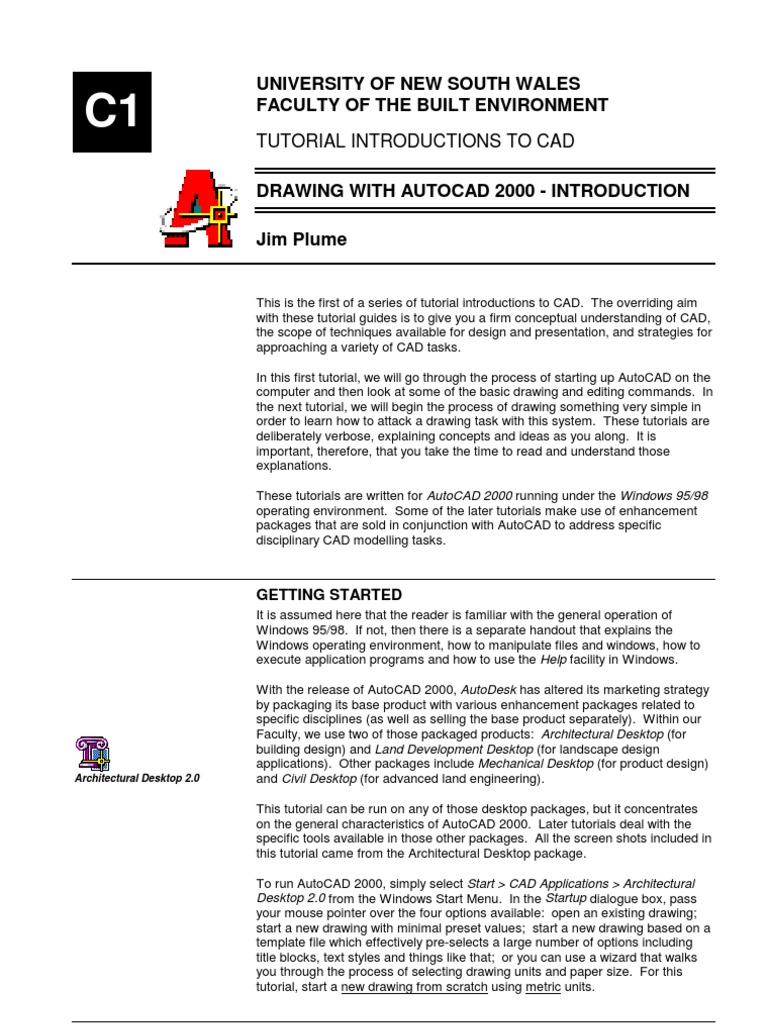 Intro Cad Tutorial | PDF