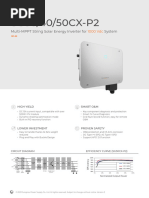 Sungrow 125CX-P2 Datasheet V4 EN | PDF | Alternating Current | Mains ...