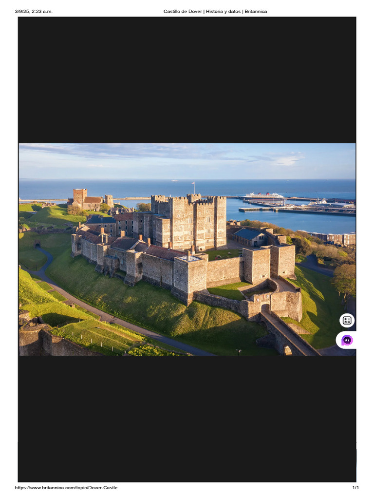 Castillo de Dover - Historia y Datos - Britannica | PDF