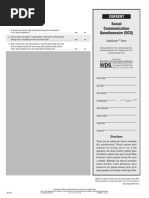 SCQ Scoring Guide and Instructions | PDF | Question | Gesture