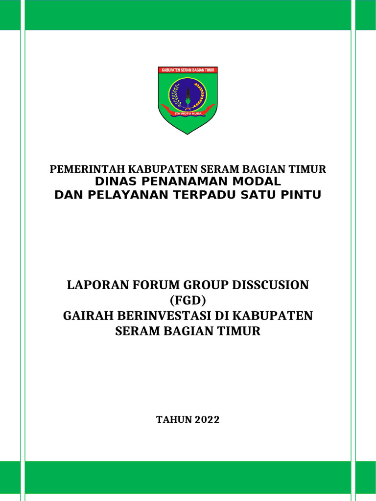 Laporan FGD | PDF