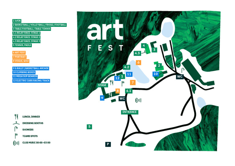 ART Fest Map | PDF