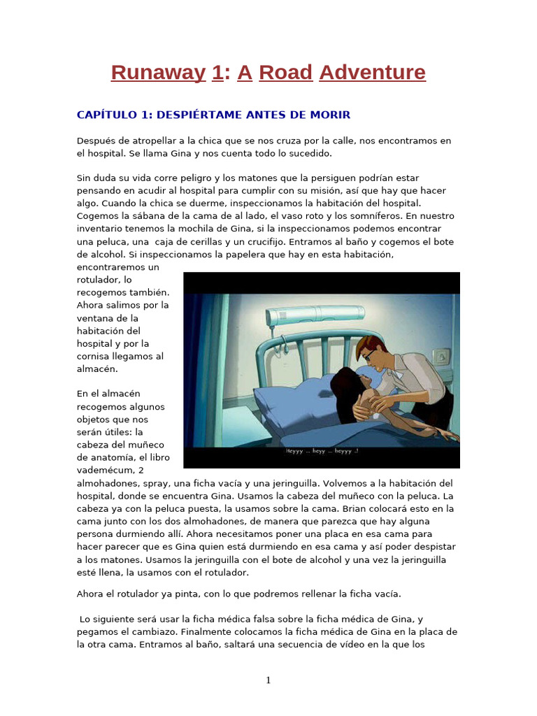 Guía Runaway 1Guía Runaway 1Guía Runaway 1Guía Runaway 1 | PDF
