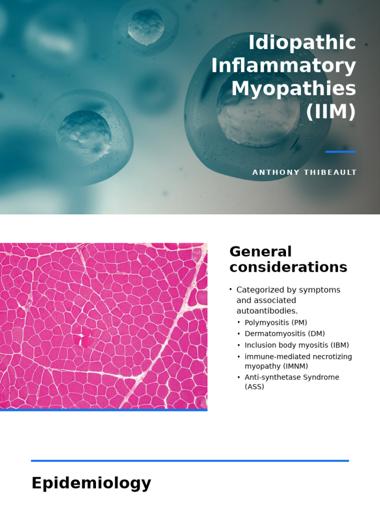 Idiopathic Inflammatory Myopathies | PDF | Diseases And Disorders ...