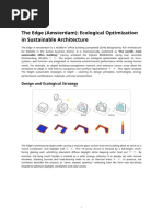 The Edge: A Model of Sustainable Offices | PDF | Innovation | Lighting