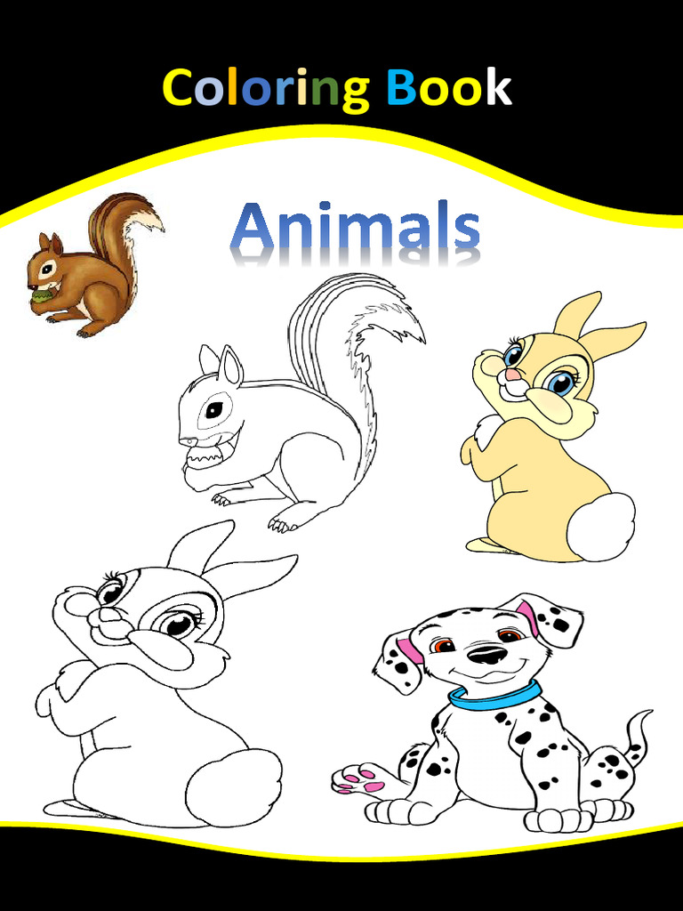 Coloring Book Animal Yes | PDF