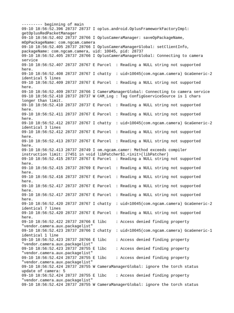 Log Cat 1757505412307 | PDF | Software | Computing