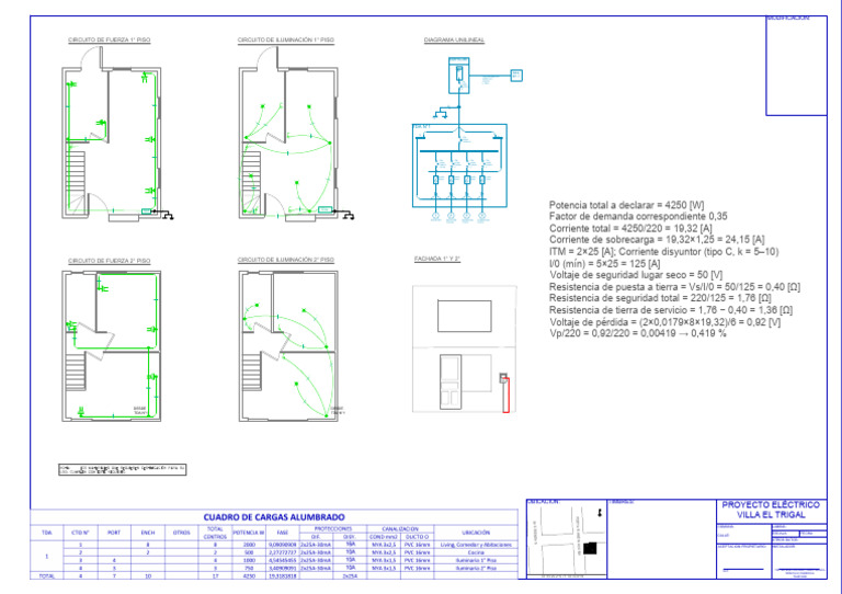 Plano Electrico | PDF | Energia electrica | Equipo eléctrico
