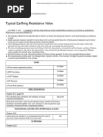 Earth Resistance Value | PDF | Electrical Substation | Electrical ...