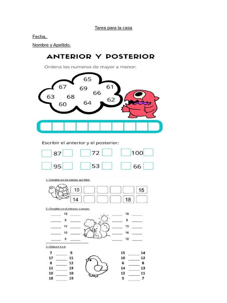 Tarea Para La Casa | PDF