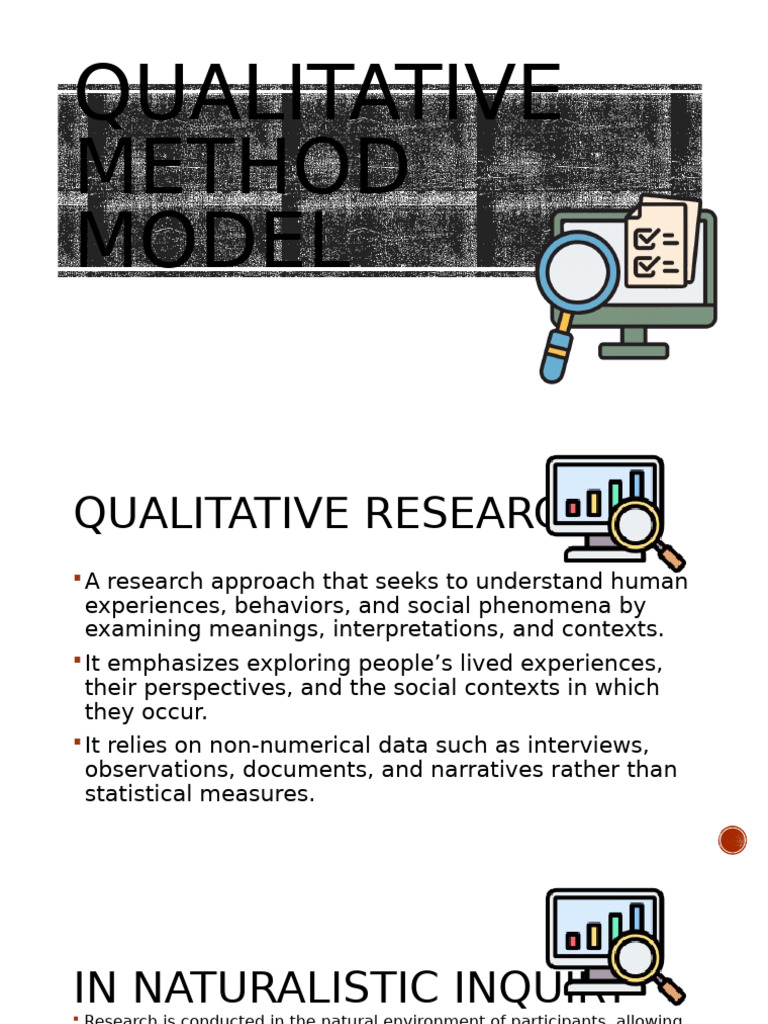Qualitative Method Model | PDF | Qualitative Research | Narrative