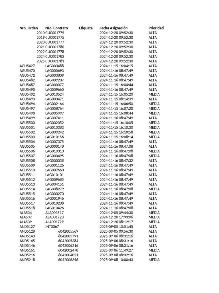 SAE Plus V6 Order Assignments | PDF