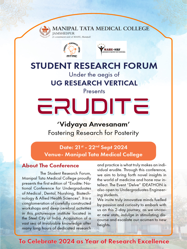 Erudite National Conference 2024 | PDF | Medicine | Health Care