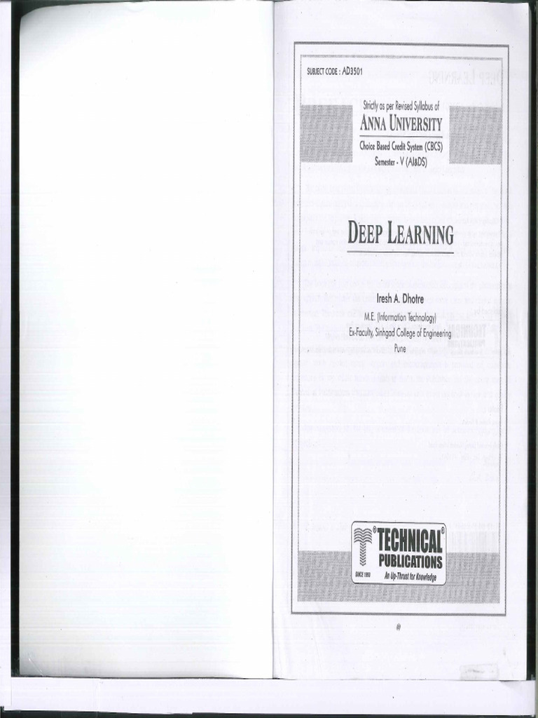 Deep Learning Book | PDF