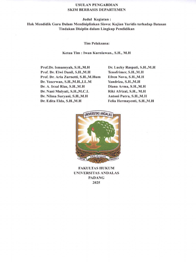 Proposal Pengabdian | PDF