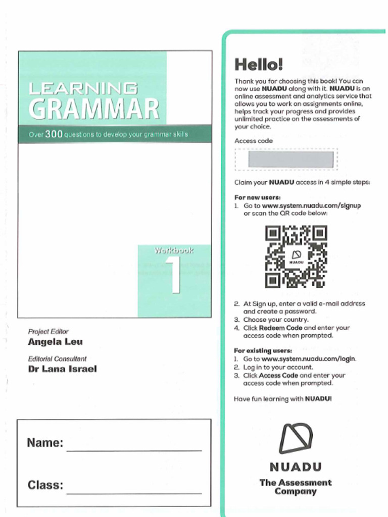 Learning Grammar 1 | PDF