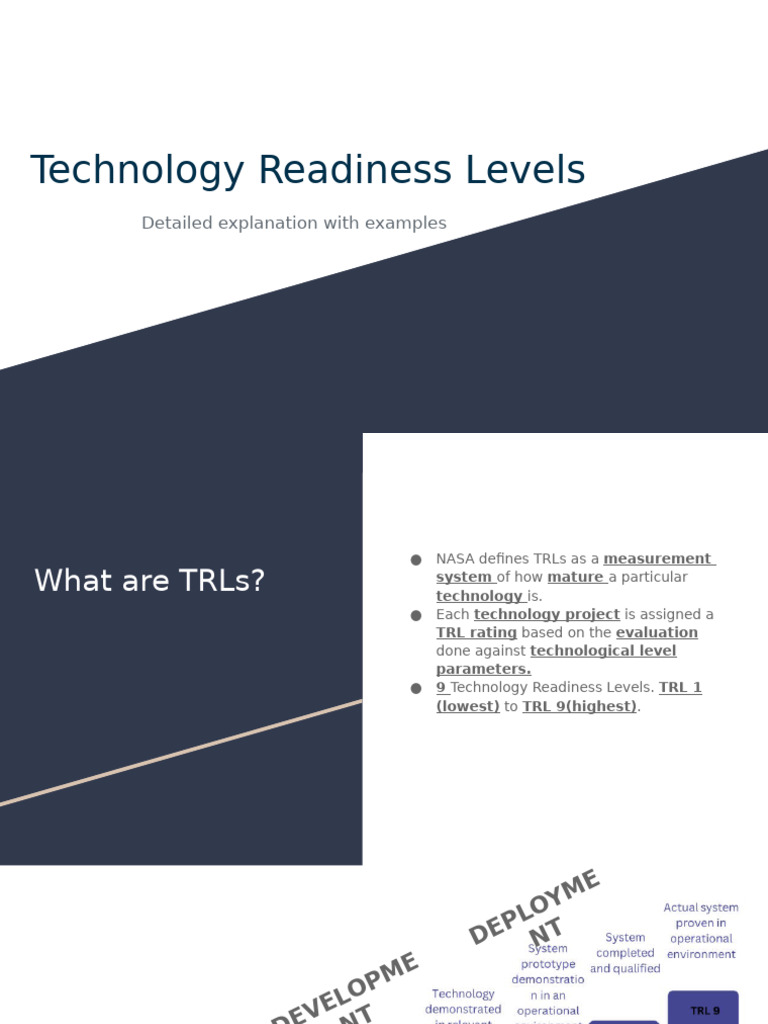 Technology Readiness Level | PDF | Prototype | Simulation