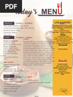 Mess Menu - Updated | PDF