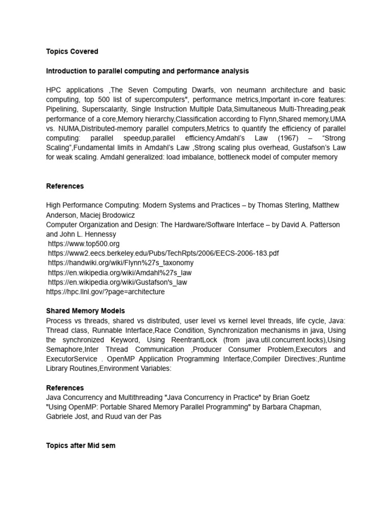 Parallel Computing Fundamentals Guide | PDF | Parallel Computing ...