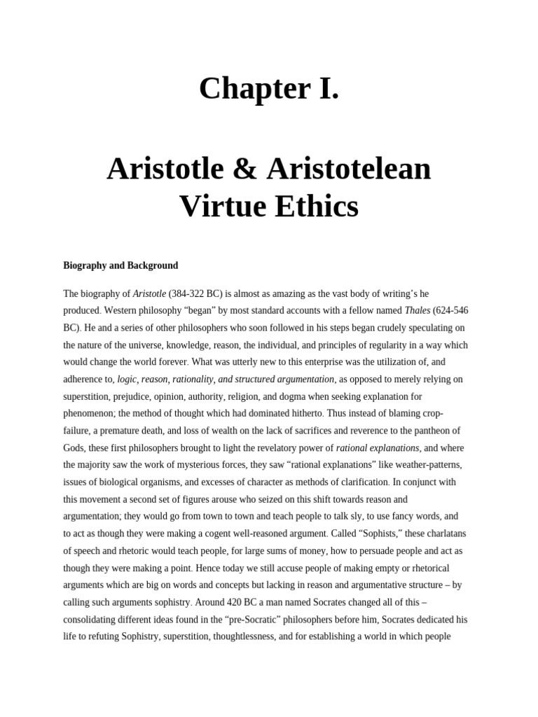 Aristotle's Virtue Ethics Explained | PDF | Courage | Socrates