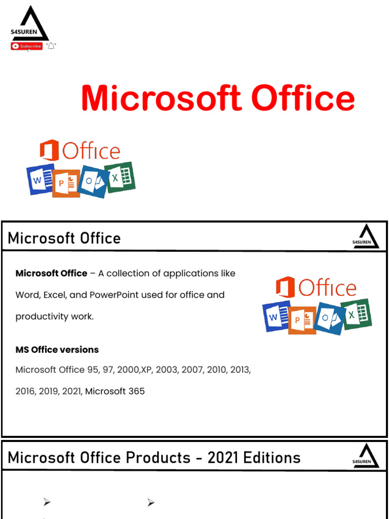 Overview of Microsoft Office 2021 | PDF