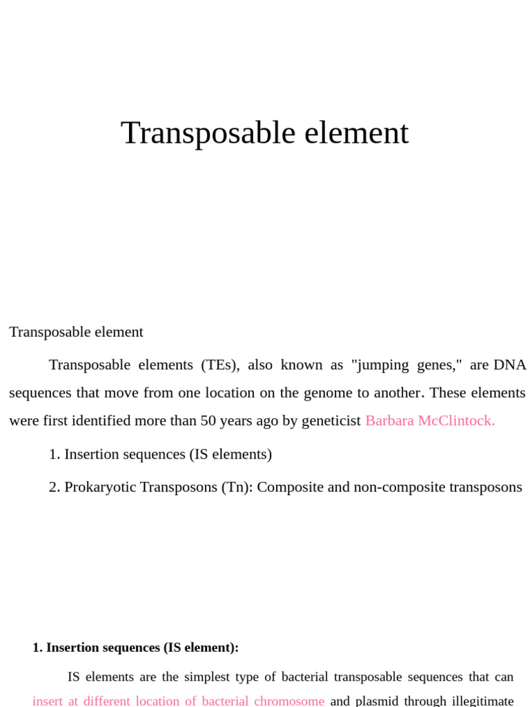 Composite Transposon | PDF | Transposable Element | Dna