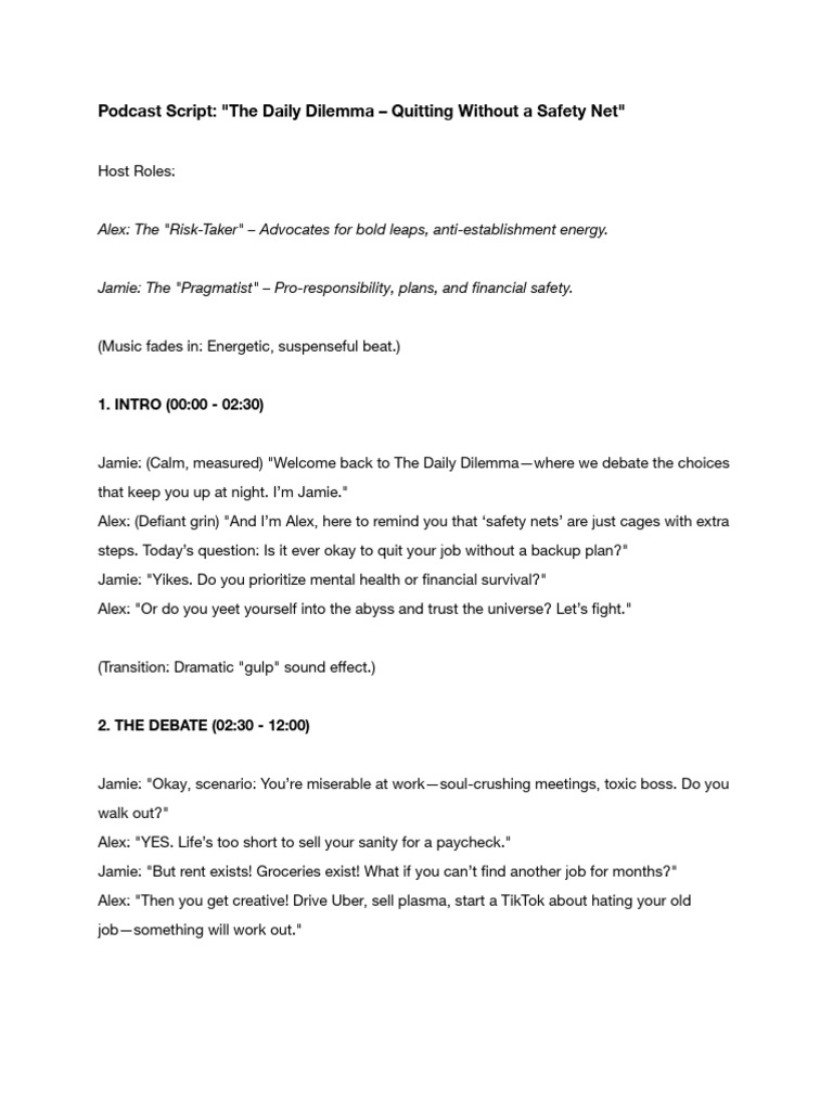 Podcast Script | PDF