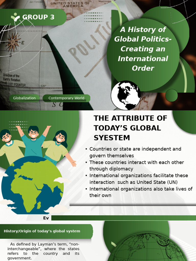 Contemporary World | PDF | International Law | Global Governance