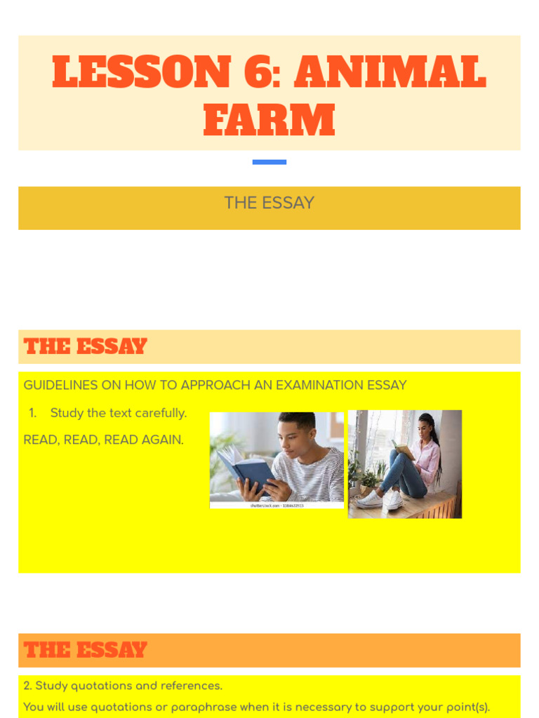 Essay Guide: Napoleon in Animal Farm | PDF
