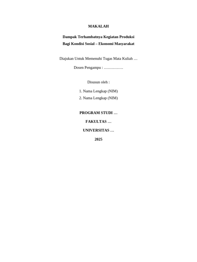 Sampul_Makalah | PDF
