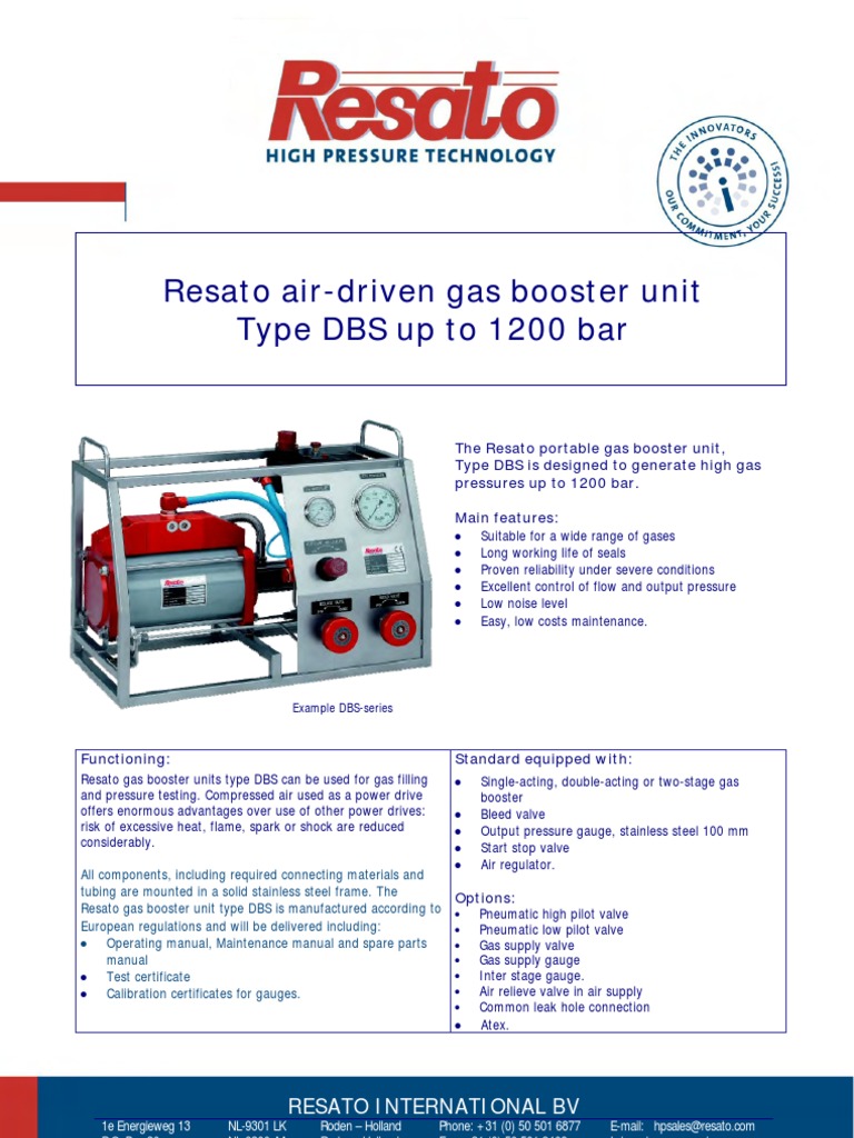 Flyer DBS Series | PDF | Valve | Gases
