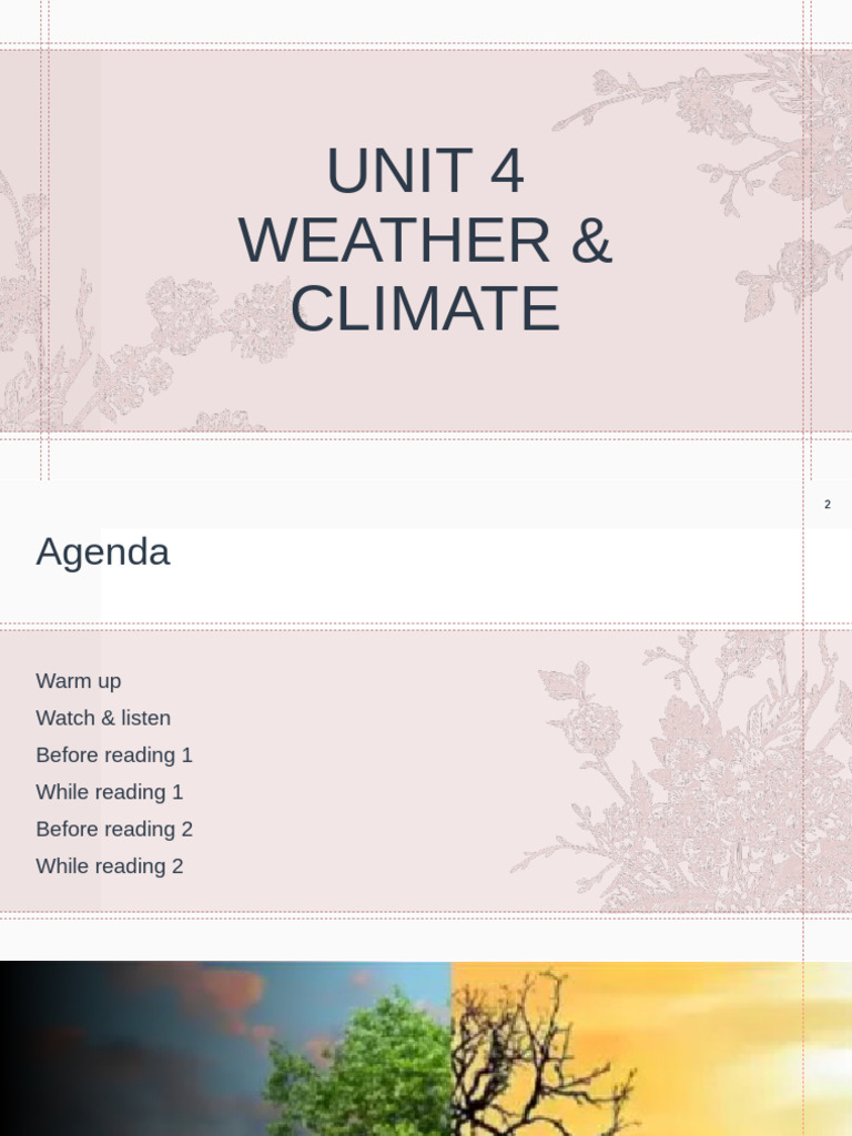 Week 1 - Unit 4 - Weather and Climate | PDF