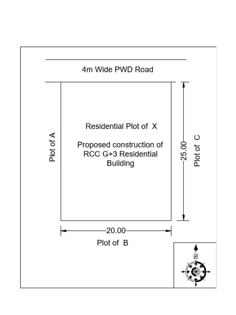 400 Sq Yard Residential Plot Layout | PDF