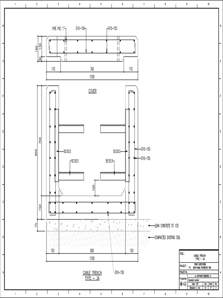 Cable Trench Type 3a | PDF