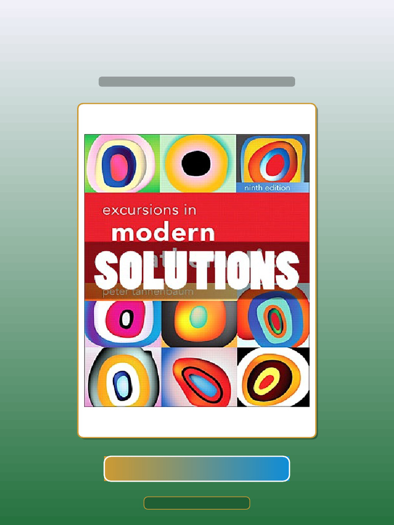 Excursions in Modern Mathematics 9 Ed Tannenbaum Ebook and TestBank ...