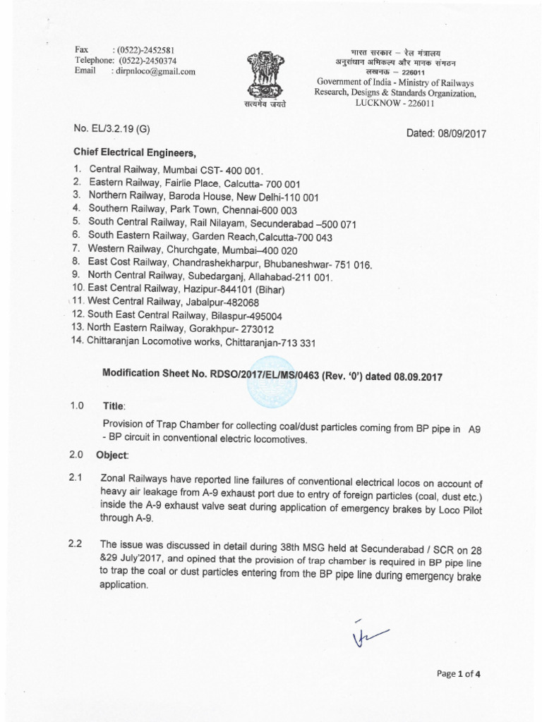 Provision of Trap Chamber For Collecting Coaldust Particles | PDF