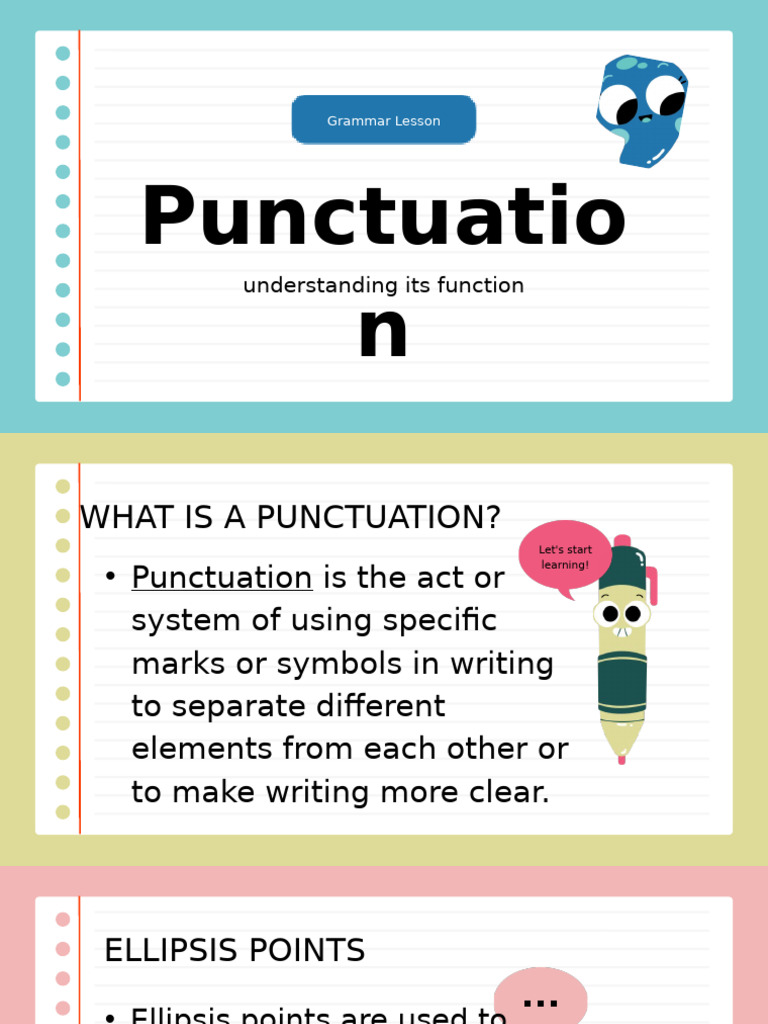 AILENE LIMOTIN PUNCTUATION REPORT | PDF