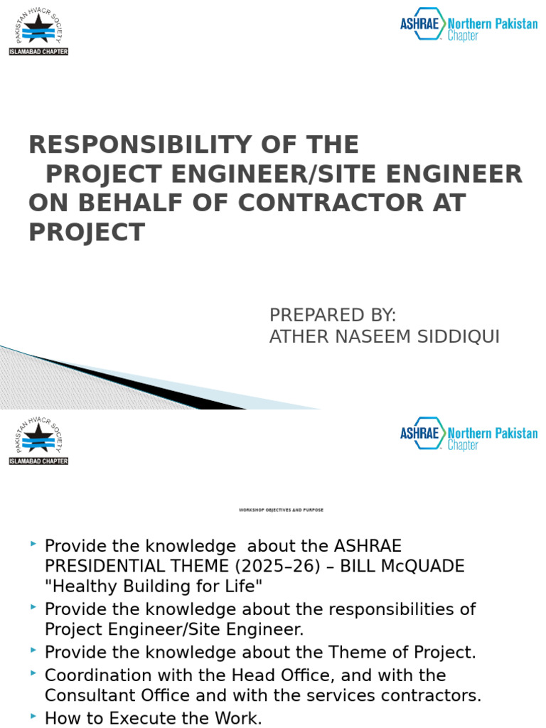 What Are The Responsibilities of Site Engineer | PDF | Duct (Flow ...