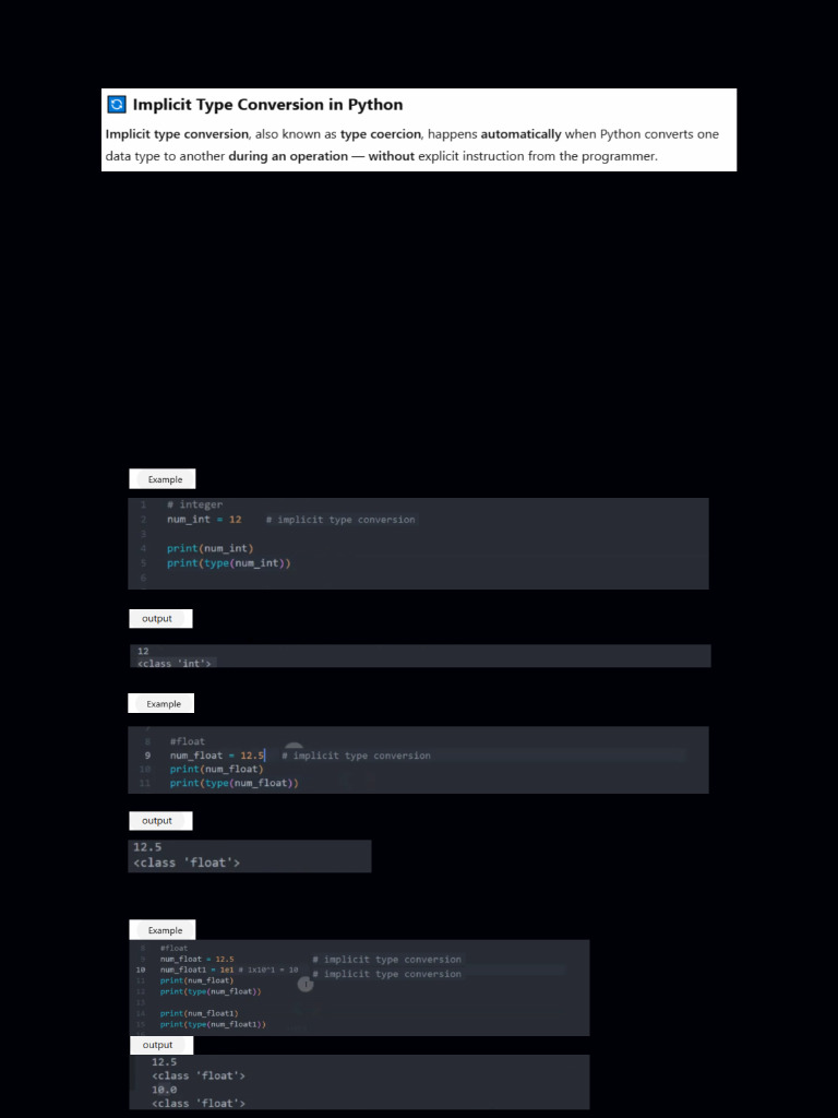 12 Numeric Data Types and Type Conversion in Python | PDF