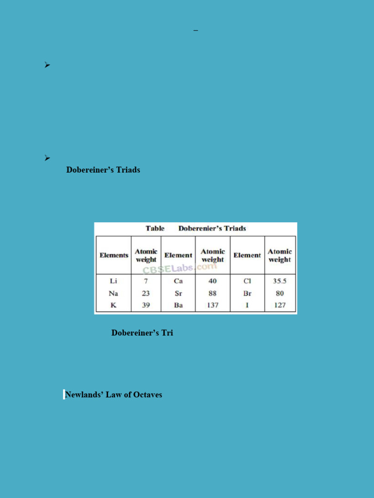 CH - 3 Classification of Elements Notes | PDF | Periodic Table ...